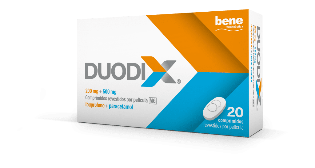 Duodix - ibuprofeno + paracetamol - Alivia a dor de dentes - Duodix